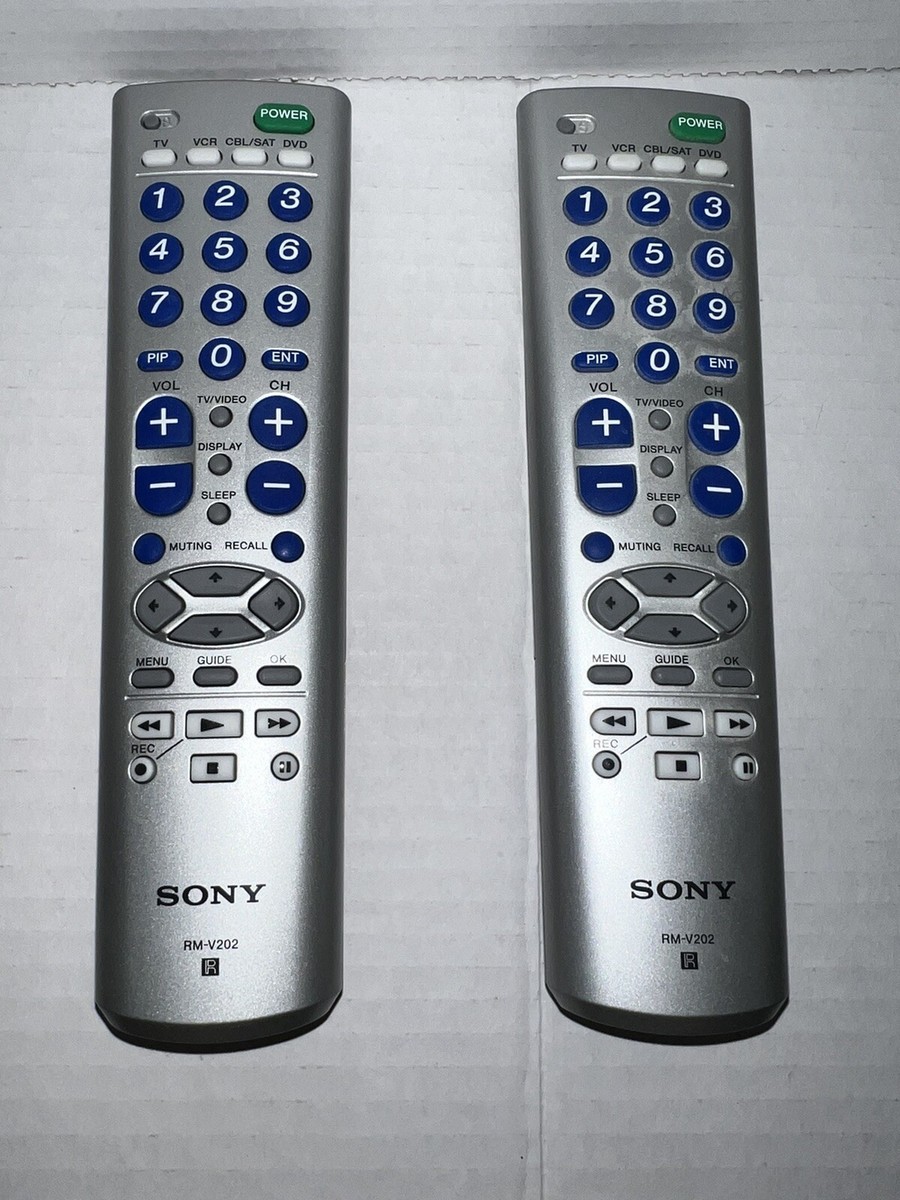 Sony Remote Control Codes