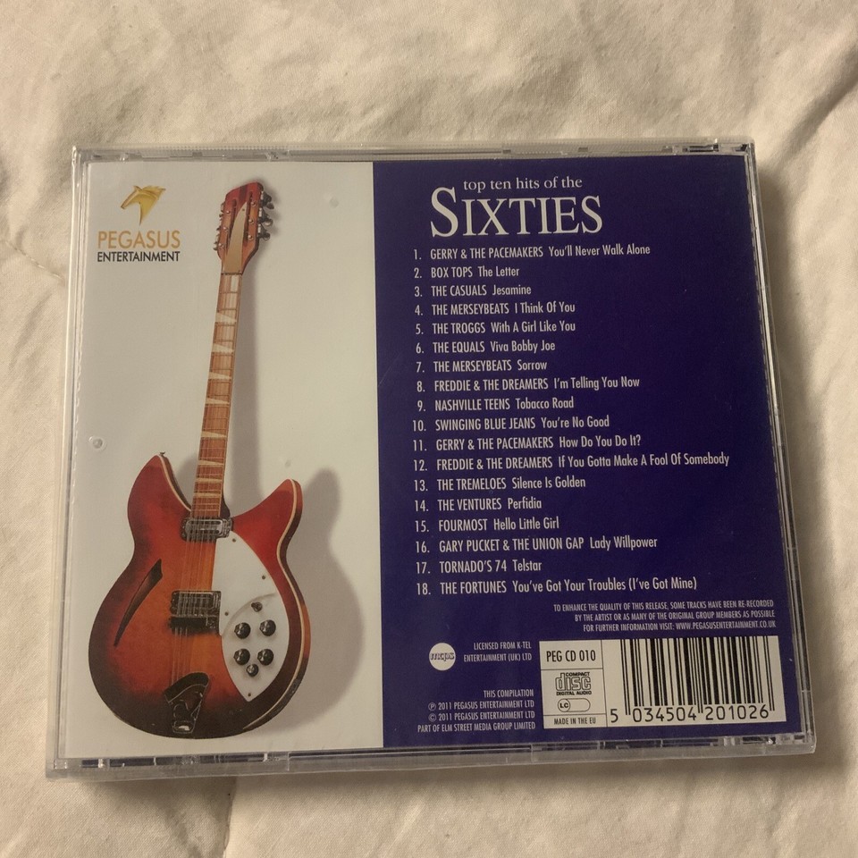 Top Ten Hits Of The Sixties ~ Various Artists ~ Rock ~ CD ~ New | eBay
