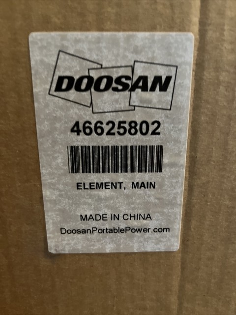 Doosan Outer Air Filter 46625802 Compressor Main Element Genuine OEM ...