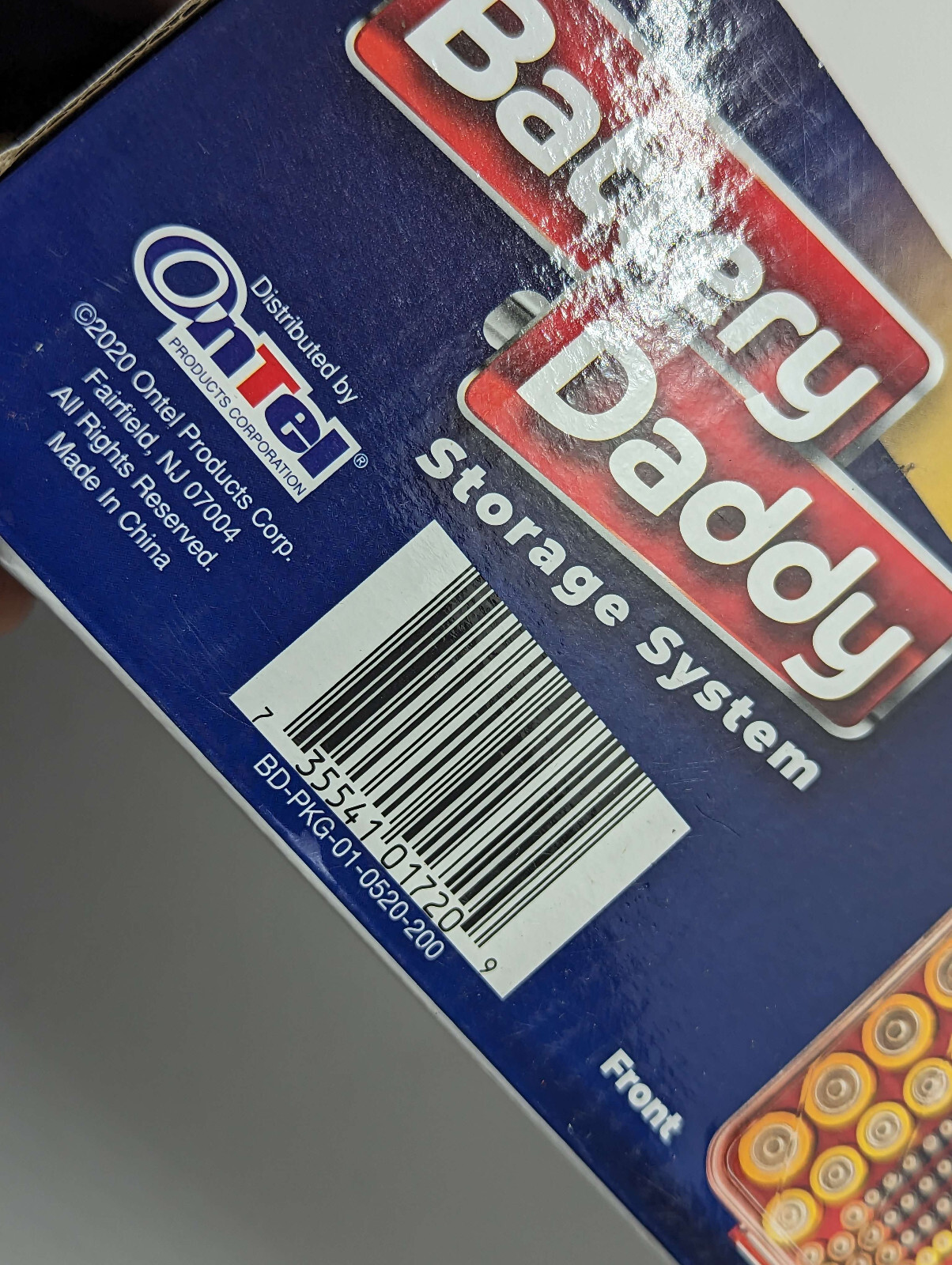 Ontel BADA-MP4 180 Batteries Battery Storage Box for sale online | eBay