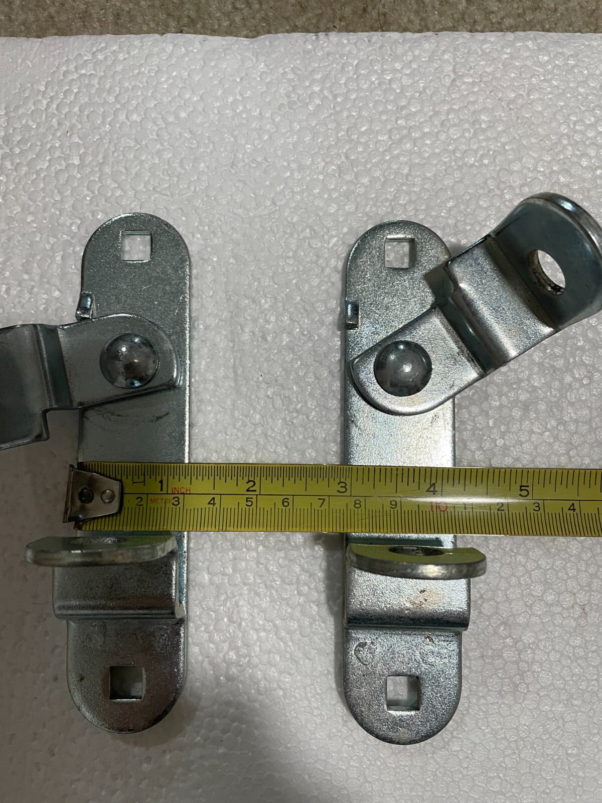 2 Cargo Trailer Swing Door Cam Bar Locks Hasp Latch Utility Enclosed ...