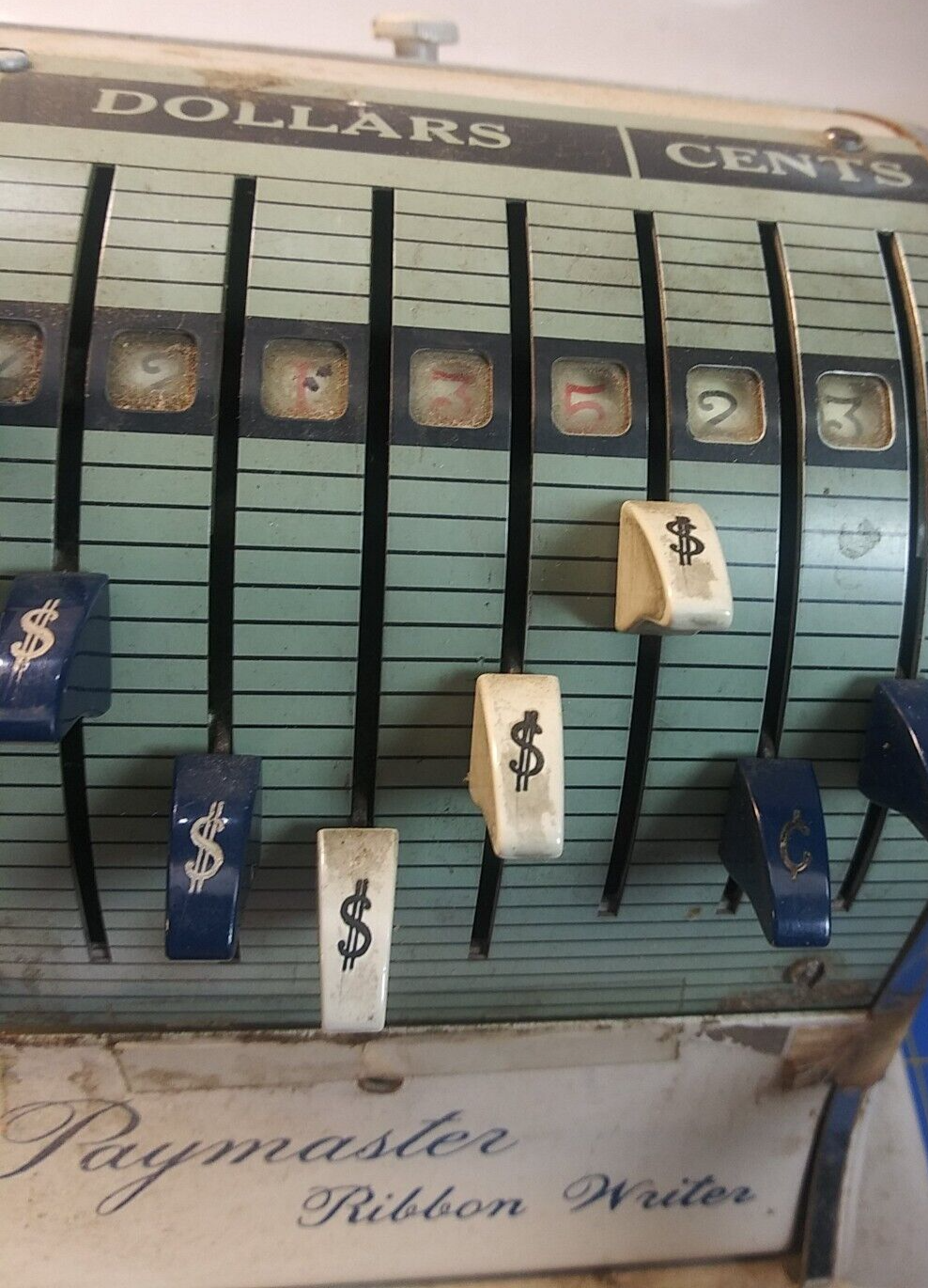 Vintage Paymaster 8000 Ribbon Writer Check Maker Stamp Embosser with ...