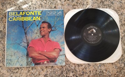 RARE CALYPSO BELAFONTE SINGS OF THE CARIBBEAN, 1ST ORIGINAL PRESS RCA ...