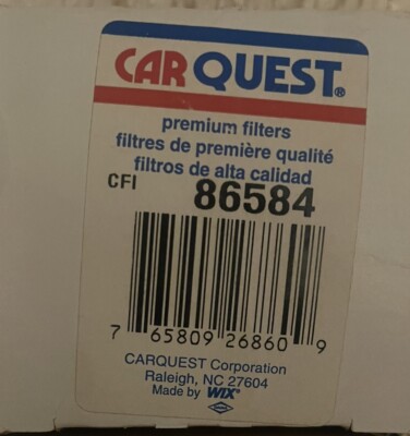 Carquest, Premium Filters, Part# 86584 | eBay