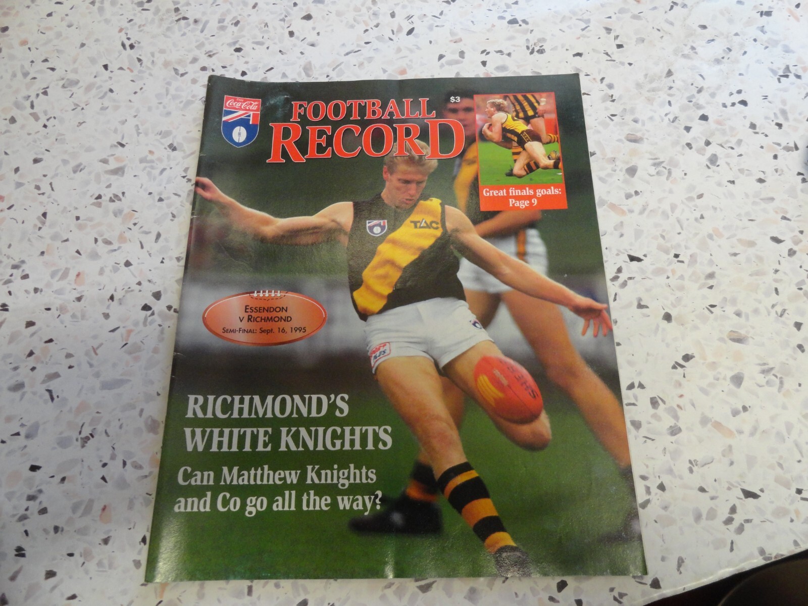 VINTAGE AFL VFL FINALS FOOTBALL RECORDS - SELECT FROM THE DROP DOWN ...