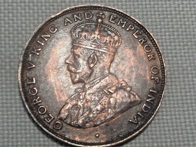 British Colonial Copper Hong Kong 1 Cent 1925 Crowned King George V | eBay