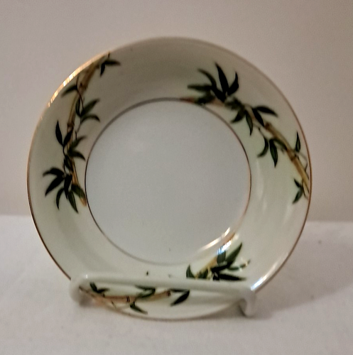 VNT KENT CHINA BALI HAI BAMBOO ON RIM CREAM RIM FRUIT/DESSERT BOWL MADE ...