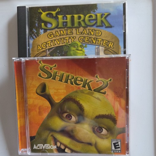SHREK 2 (PC, 2004) Windows 98/ME/2000/XP CD-ROM Game + Shrek Activity ...