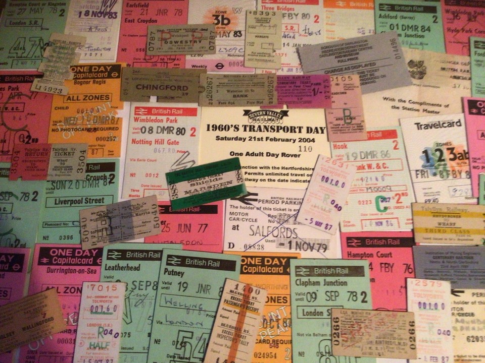 50 X UK Railway Tickets - Lot G | eBay UK