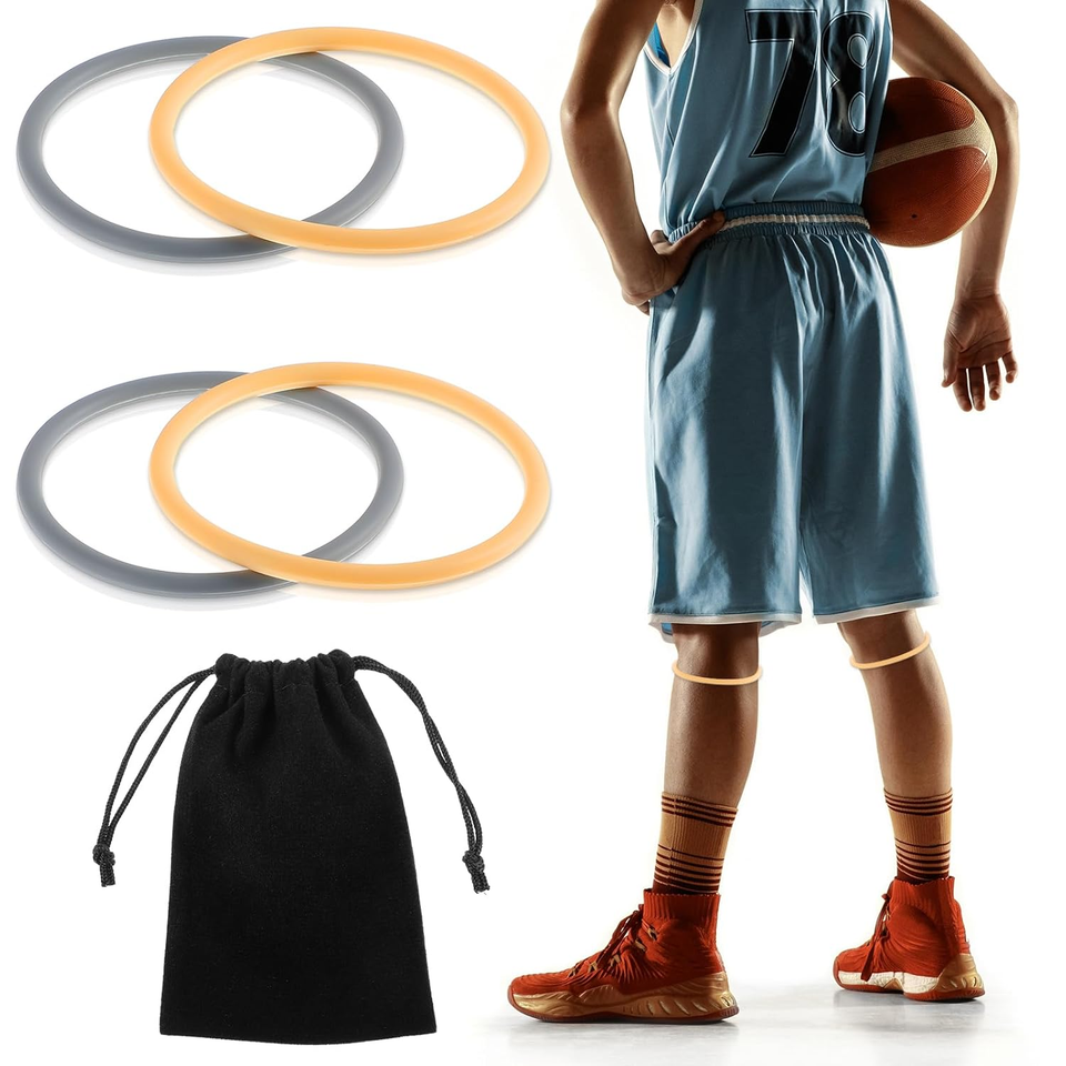 4Pcs Patella Bands Basketball Silicone Fine Knee Bands for Knee Pain ...