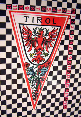 Autrichien Tirol Vacances Voyage Sticker de Vitre Camper Classique ...