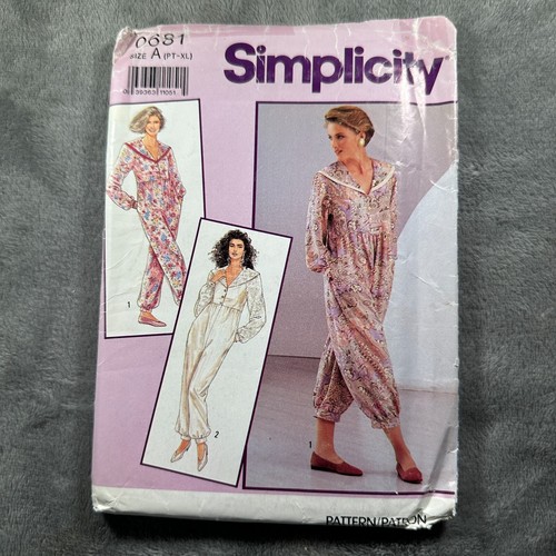 Simplicity 0681 Romper Dress Pattern Size 6–24 Vintage Loose Fit Cottagecore | eBay
