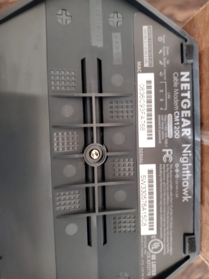 NETGEAR CM1000 DOCSIS 1000Mbps Cable Modem (CM1000-1AZNAS) selling for ...