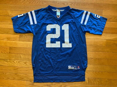 Indianapolis Colts Jersey Youth Sz L Boys Kids Blue Football NFL ...