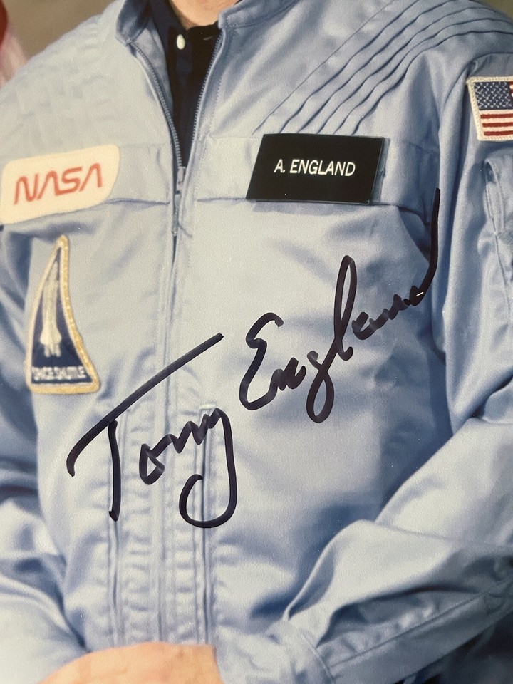 Tony England signed 8x10 Photo NASA Astronaut AUTOGRAPH | eBay