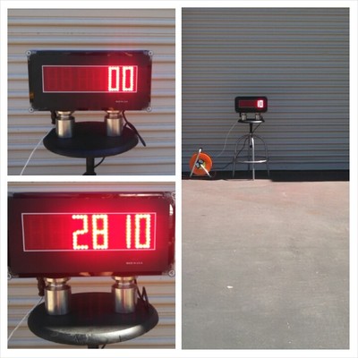 SCALE INDICATOR SCOREBOARD - SUPER BRIGHT 3" TALL LED DIGITS - NTEP | eBay