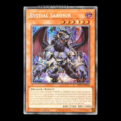 carte YU-GI-OH MP23-FR158 Bystial Saronir PSE | eBay