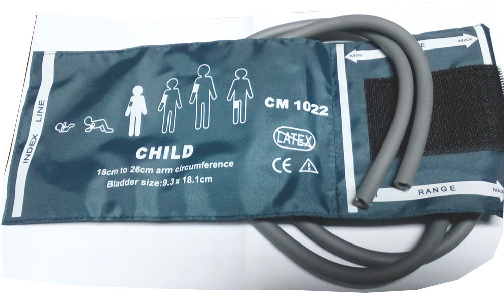 Double Hose Child cuff 18 to26 cm arm circumference Bladder size:8.5 ...