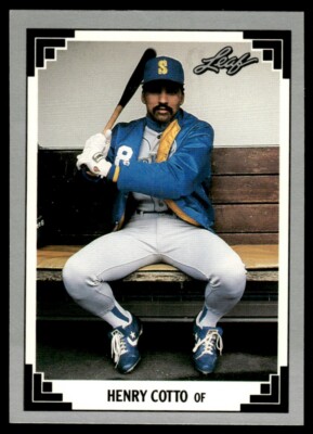 1991 Leaf #113 Henry Cotto Seattle Mariners | eBay