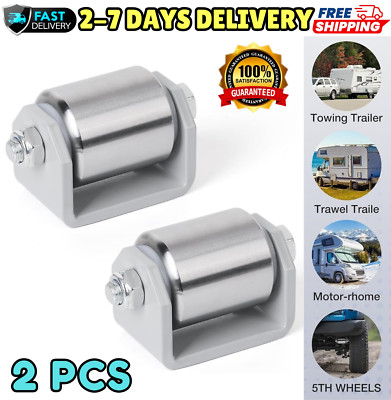 Heavy Duty Trailer Skid Wheels RV Undercarriage Steel Drag Rollers for ...