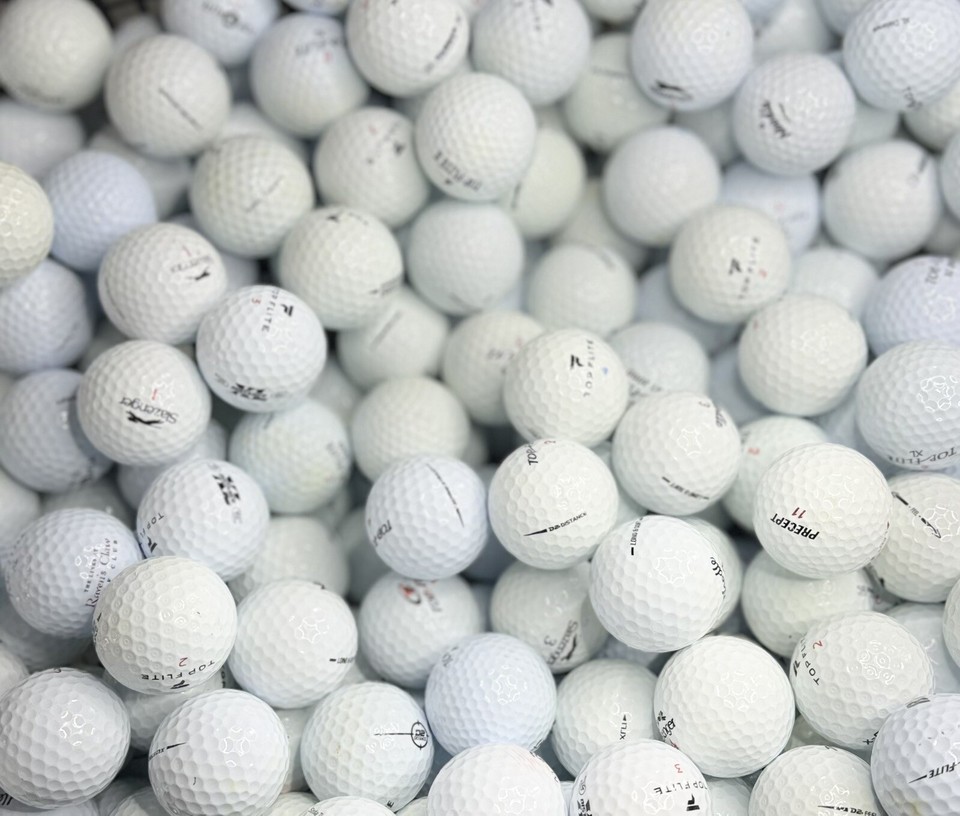 100 Golf Balls Assorted Brands Mint 5/4A *Free Shipping* | eBay