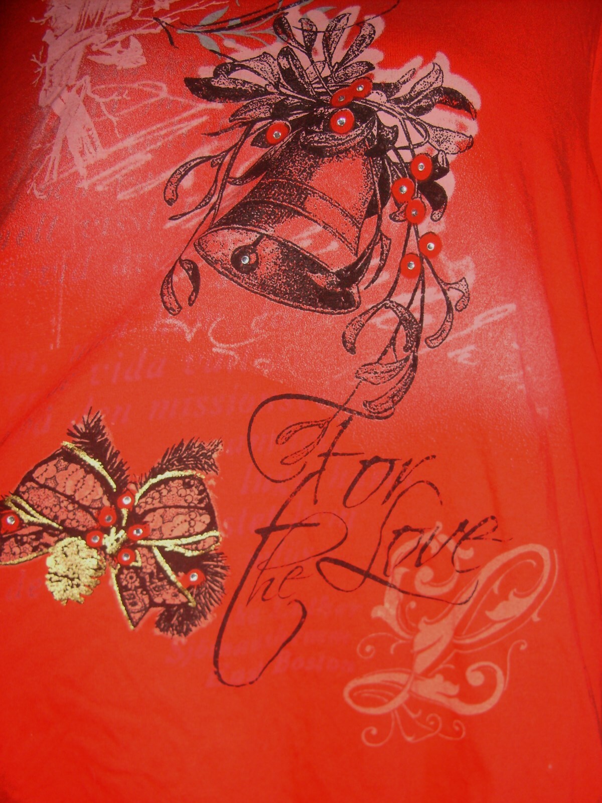 Kika Woman Size 2X Red "For The Love" Christmas Top | eBay