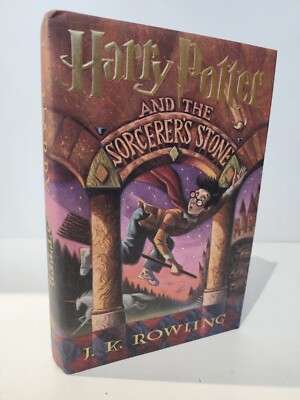 HARRY POTTER SORCERER'S STONE J.K. Rowling MOVIE 1st Edition 4th Print ...
