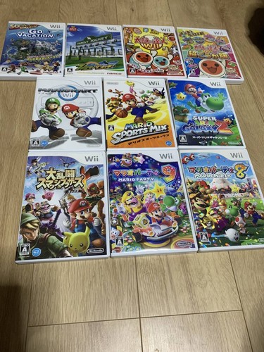 Wii software Books Mario Kart Wii Mario Party 89 Go Vacation. Taiko no ...