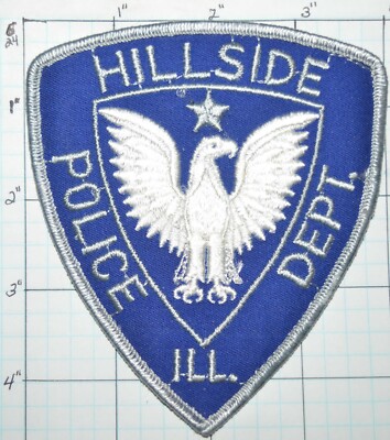 ILLINOIS, HILLSIDE POLICE DEPT PATCH | eBay