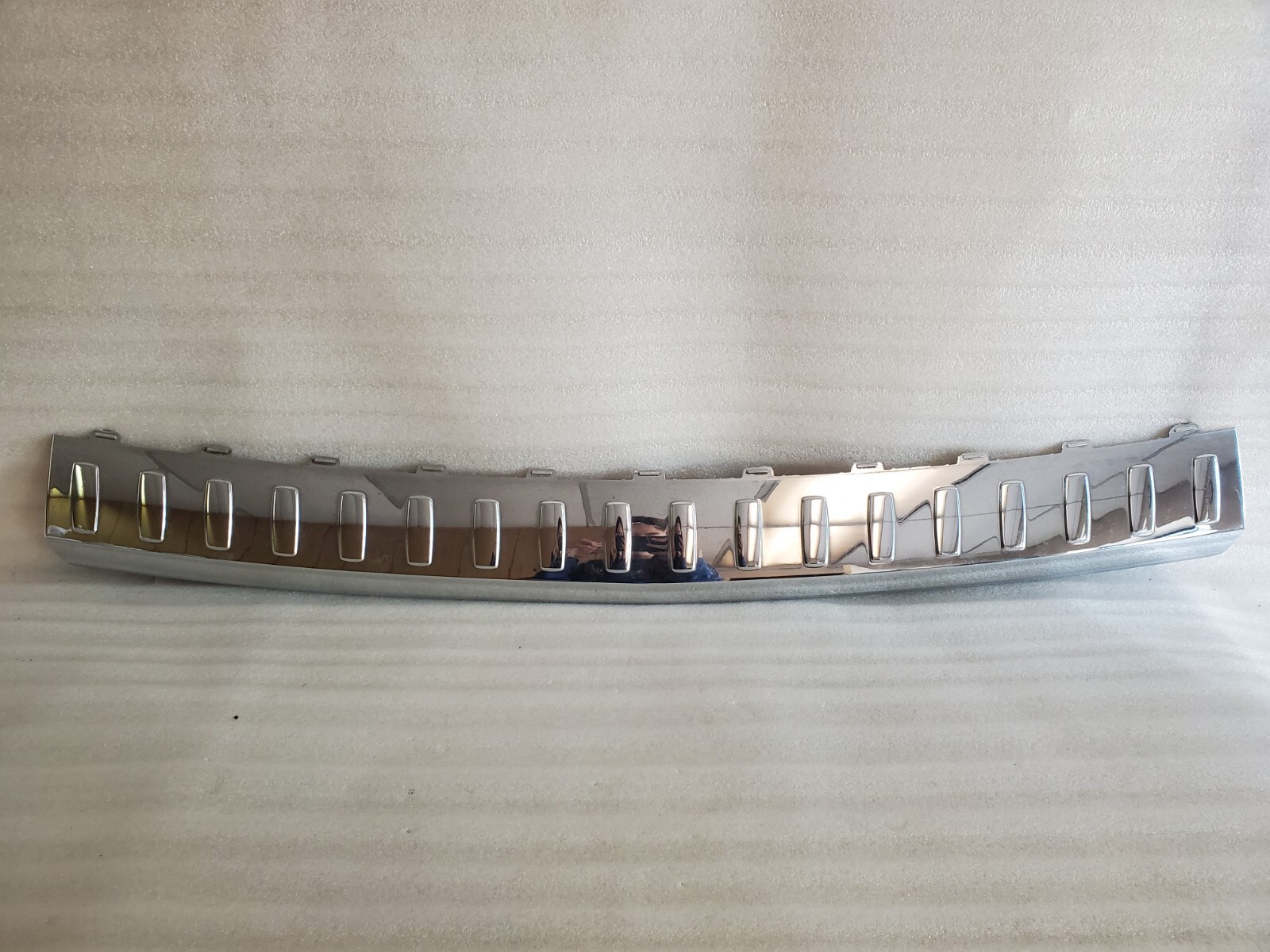 2013 - 2015 MERCEDES GL Gl350 OEM Chrome Rear Bumper Step Skid Plate ...