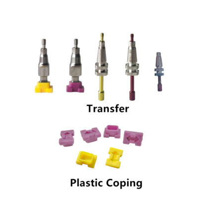 Dental Transfer Open/Closed Tray Plastic Impression Coping Fit ...