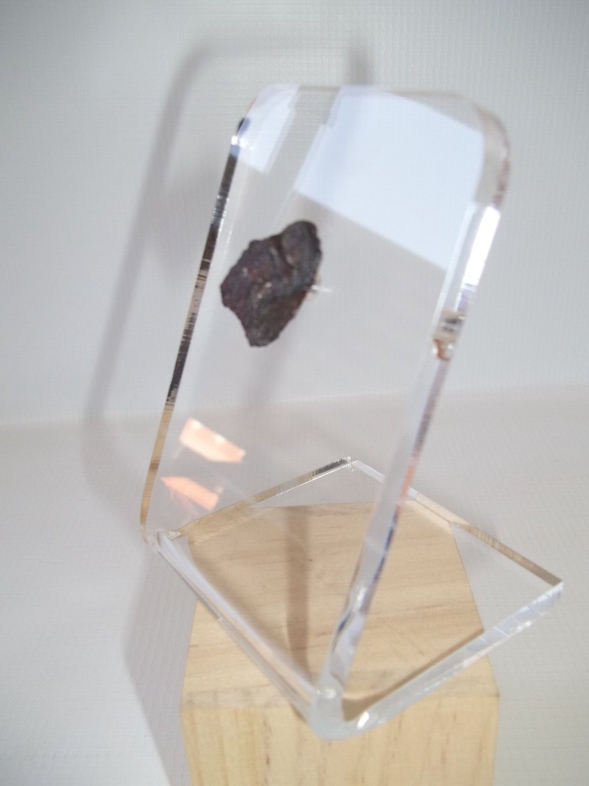 "Meteorite" Fragment w /clear display stand | eBay