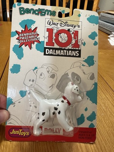 Vintage Disney 101 Dalmatians Bend ‘Em Rolly Figurine - NIP | eBay
