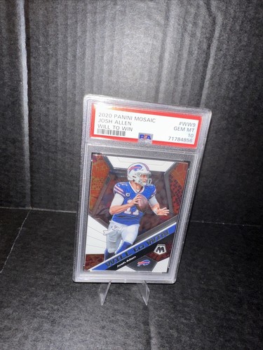 2020 Panini Mosaic Will to Win Josh Allen #WW9 PSA 10 GEM MINT MVP | eBay