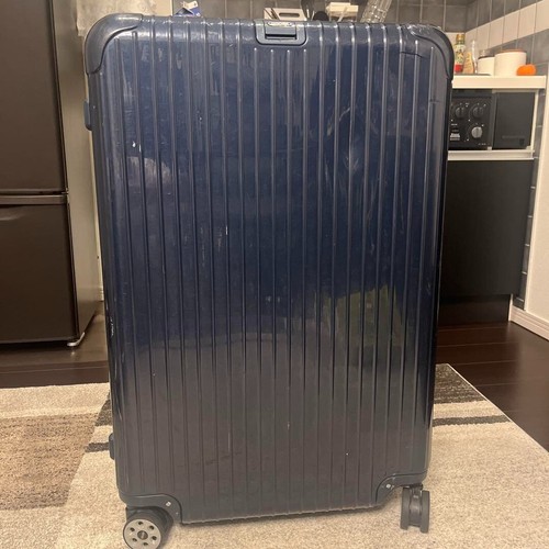 Rimowa Salsa Deluxe 97L Navy 4-wheels Carry Case Suitcase | eBay