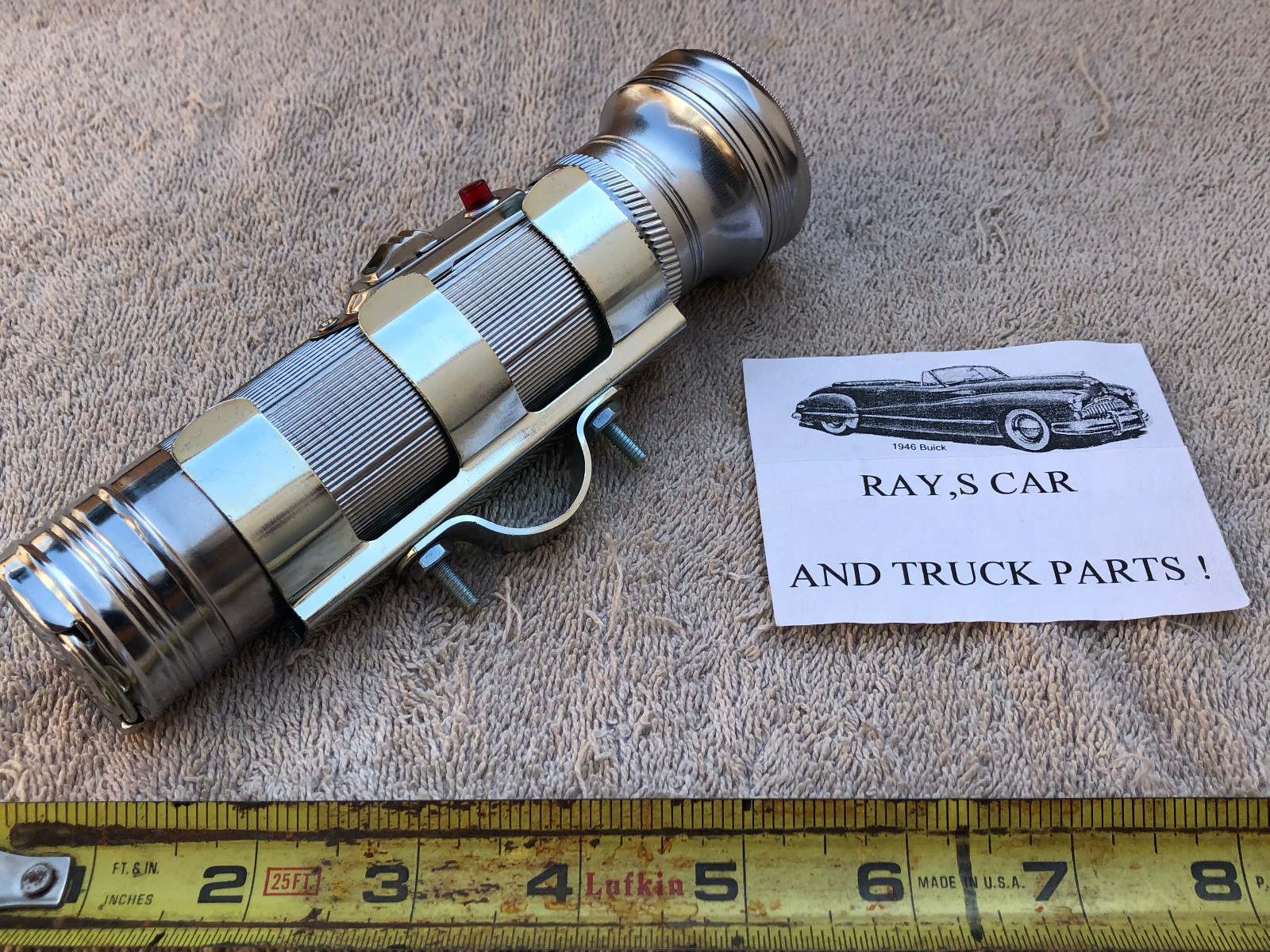 NEW UNIVERSAL VINTAGE STYLE FLASH LIGHT AND HOLDER SET ! | eBay