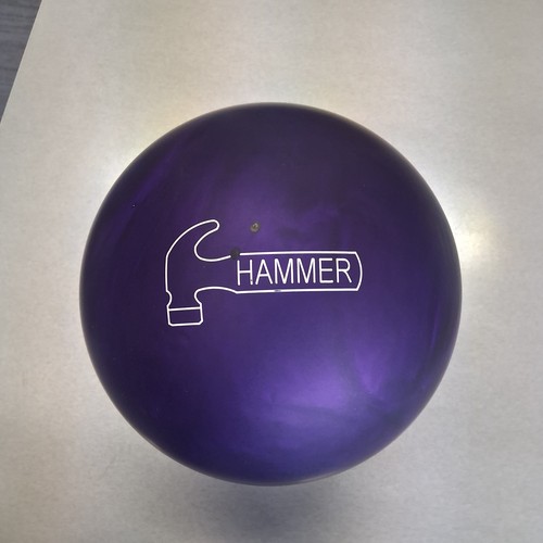 Hammer Purple Pearl Urethane purple pin bowling ball 15 LB. new in box ...