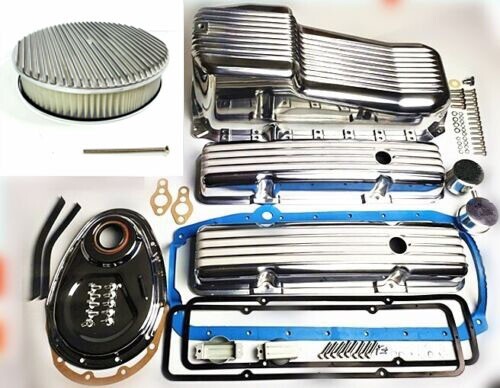 1958-79 SBC Small Block Chevy 283 305 327 350 Short Polished Engine ...