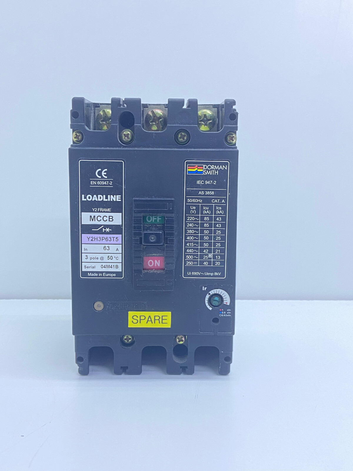 LOADLINE MCCB Y2H3P100T5, 3p, 100A, AK-12 | eBay