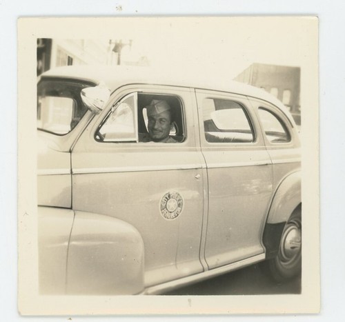 Vintage Photo City Police Car and Handsome Officer Pendleton, Oregon ...