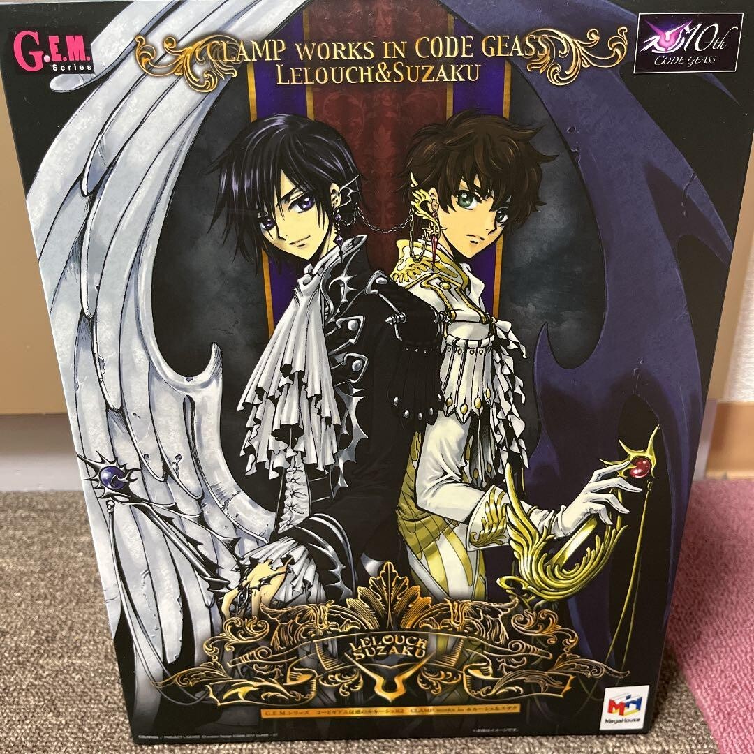 CODE GEASS Lelouch Suzaku Figure doll 1/8 MegaHouse G.E.M. CLAMP works ...