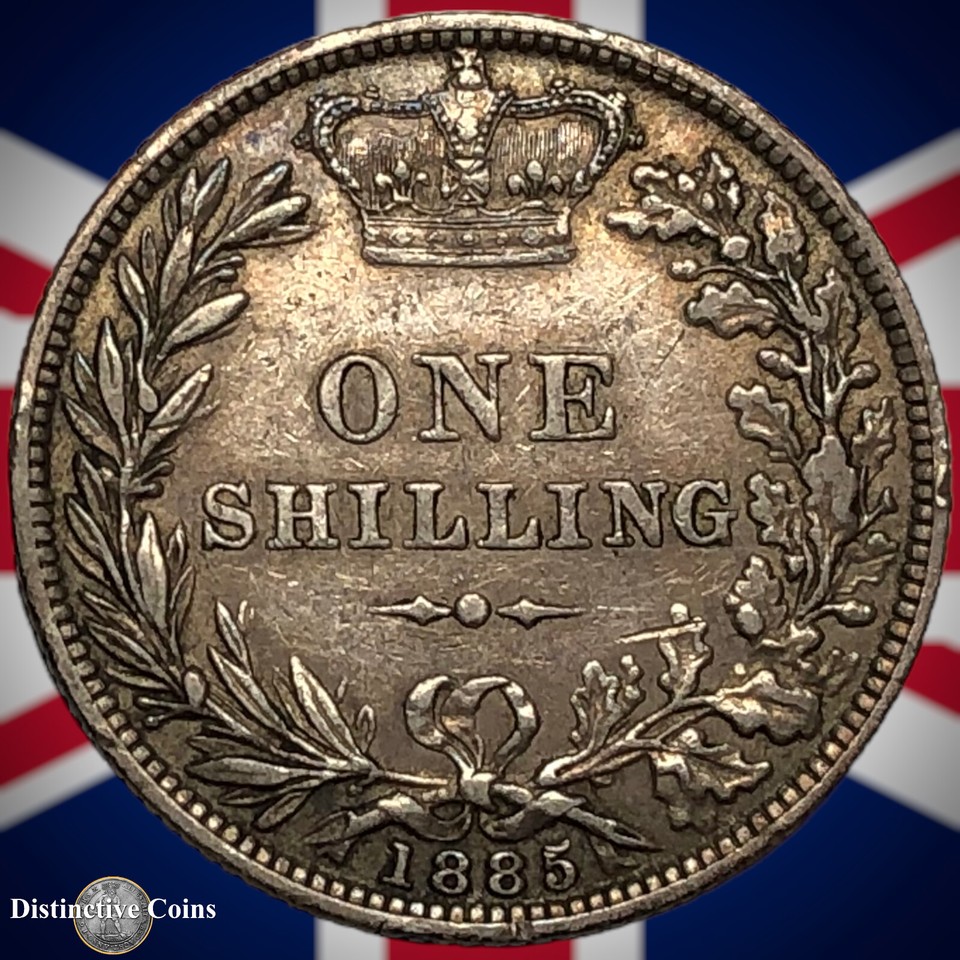 Great Britain 1885 British One Shilling GB0457 | eBay