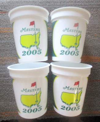 vtg lot - 2005 MASTERS Beverage Cups - Augusta National Golf Club ...