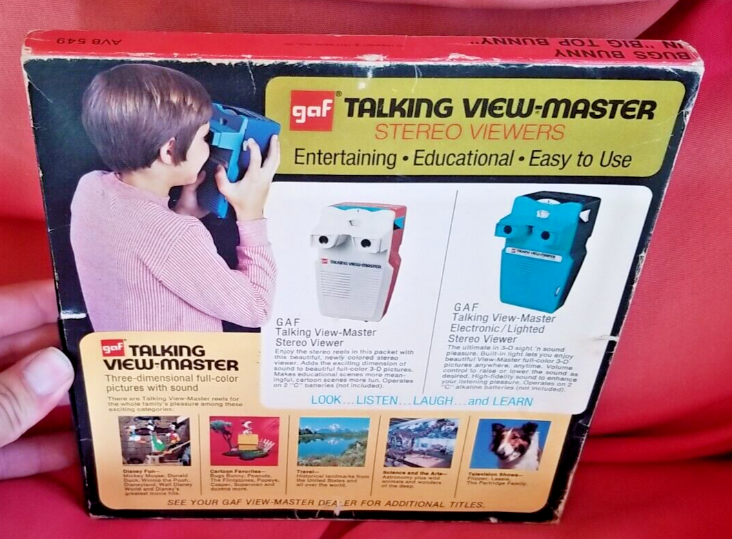 Complete Big Top Bugs Bunny & Bruno GAF Talking View-Master Reels AVB 549 | eBay