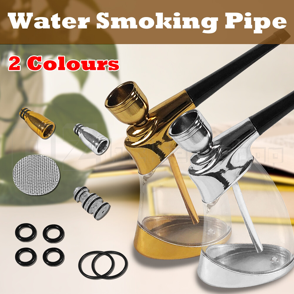 Portable Hookah Water Tobacco Smoking Pipe Double Filter Cigarette ...