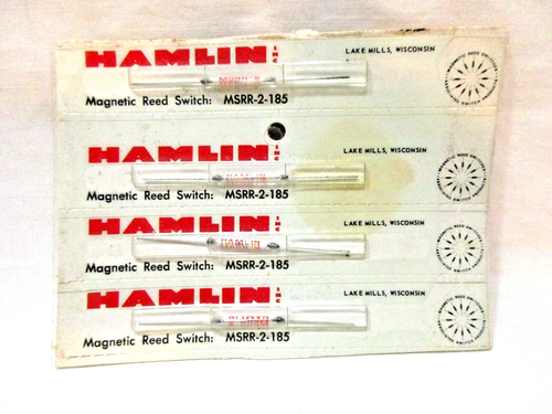(4) HAMLIN Normally Open Magnetic Reed Switches, MSRR-2-185 | eBay