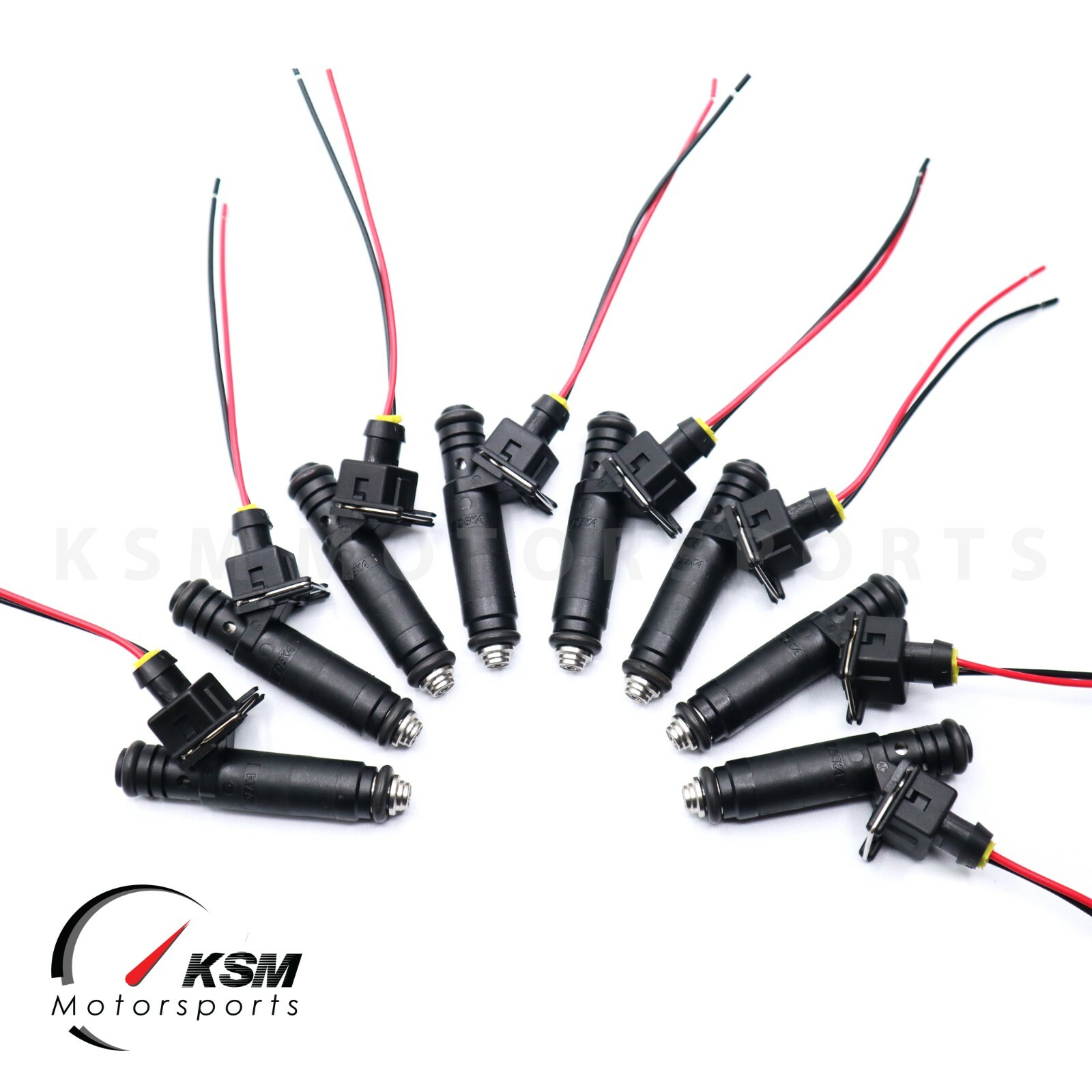 8x 750cc fit Siemens Deka 72LB High Impedance Fuel Injectors EV1 110324 ...