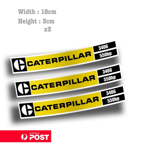 CATERPILLAR 550 Horsepower, Truck Ute Logo Sticker | eBay Australia