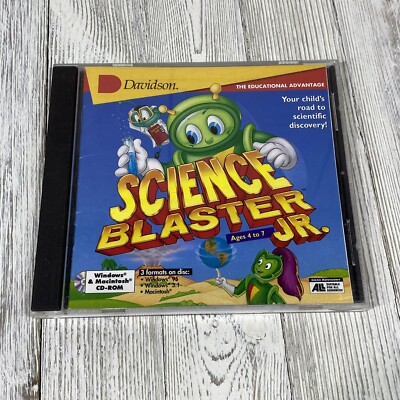 Davidson Science Blaster Jr. Windows 95 / Windows 3.1 / Mac OS CD-ROM ...