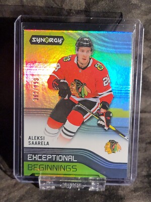 2019-20 UD Synergy Hockey - Aleksi Saarela - Exceptional Beginnings ...